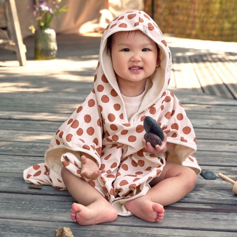 Badponcho Dots UPF50+ - StoereKindjes: de UV specialist